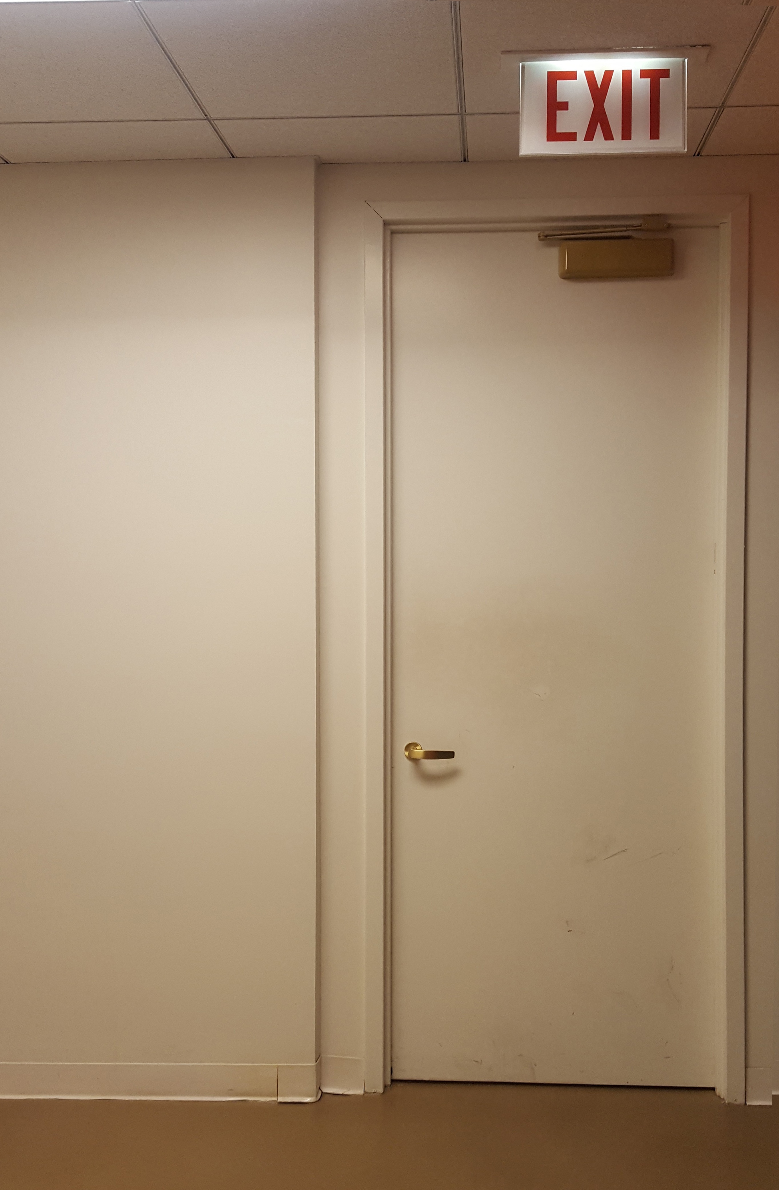ADA Exit Door Signage Requirements: What is Wrong with This Picture?